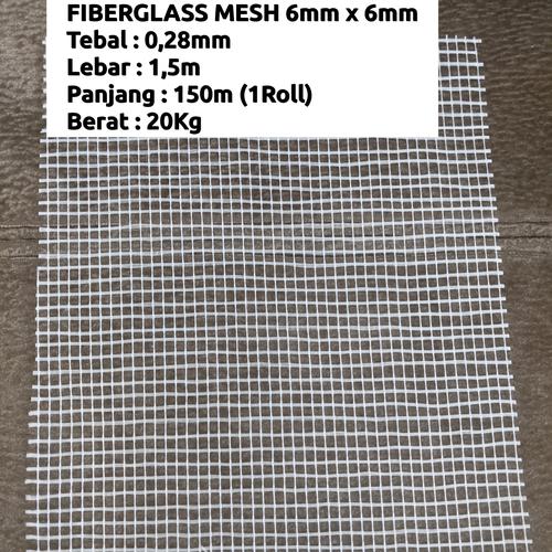 Jual FIBERGLASS MESH 6mm x 6mm Per Roll - Jakarta Barat ...