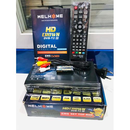 Jual Set Top Box TV Digital Welhome DVB T2 - Kota Semarang - belialatlistrik | Tokopedia