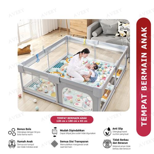 Jual PAGAR BAYI ANAK / KOLAM TEMPAT BERMAIN MANDI BOLA - PLAYPEN ...