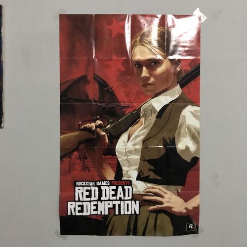 Jual Red Dead Redemption 1 Map Poster ps3 xbox 360 kaset bd - Kota ...