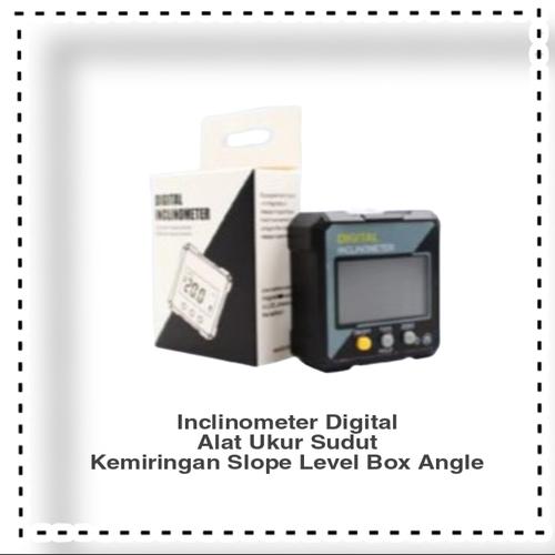 Jual Inclinometer Digital Alat Ukur Sudut Kemiringan Slope Level Box ...