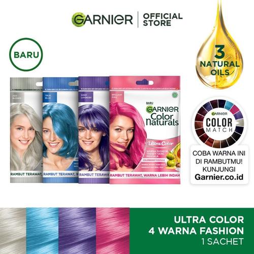 Jual Garnier Color Naturals Ultra Color Semir Rambut Ash Blonde, True ...