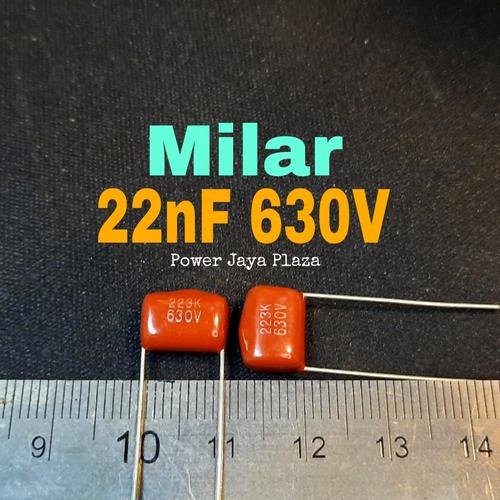 Jual Kapasitor Milar 223K 22n 22nF 630V High Quality Capacitor - Kota ...