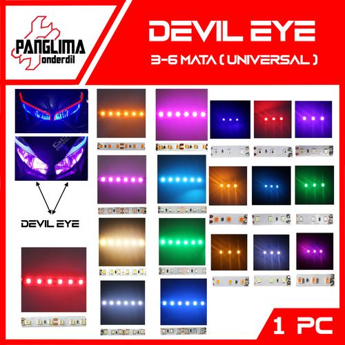 Jual Lampu Devil-Demon 6 Mata Variasi Alis Eyes-Eye LED-Titik Terang 12 ...