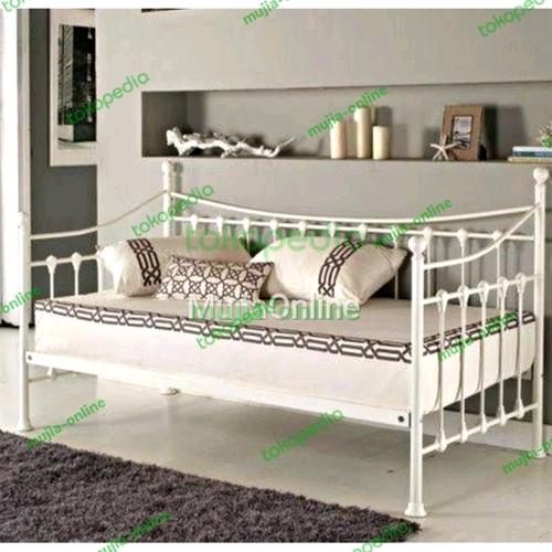 Jual Princess Sofabed Day Mewah Ranjang Besi Minimalis Divan Single ...