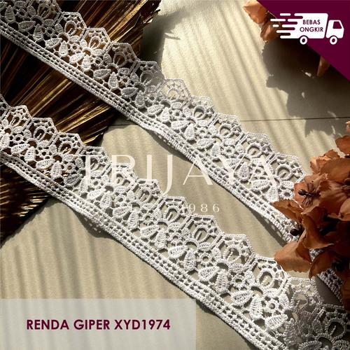 Jual Trijaya Renda Giper / Guipure/ Giver / Bordir - XYD1974 (5 CM ...