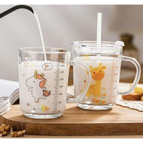 Jual Gelas susu jus air / Mug tumbler Lucu GRATIS SEDOTAN / gelas ukur ...