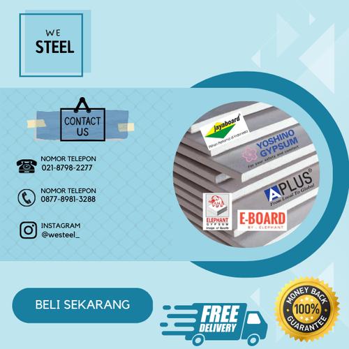 Jual PAPAN GYPSUM GIPSUM ELEPHANT/APLUS/YOSHINO/EBOARD/JAYABOARD 9 MM 9MM - EBOARD - Kab. Bogor ...