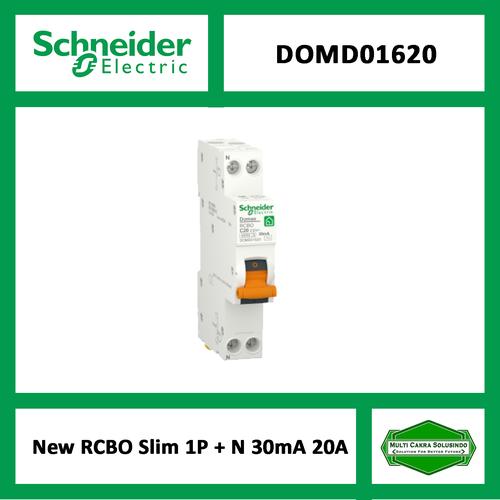 Jual Schneider New Domae RCBO Slim 20A 1P + N 30mA DOMD01620 - Kota Tangerang - Multi Cakra ...