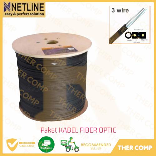 Jual Kabel Fiber Optic 2Km Ftth Drop Cable Sc Fiber Optik Precon ...