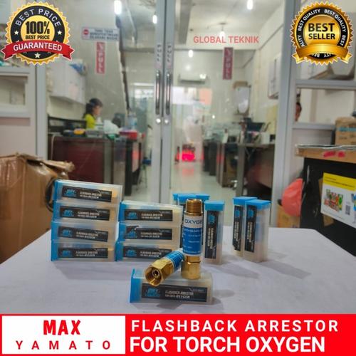 Jual FLASHBACK ARRESTOR FOR TORCH OXYGEN MAX YAMATO / FLASH BACK ...