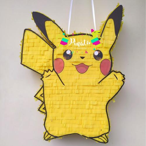 Jual Pinata ulang tahun PREMIUM Pikachu Pokemon Pokeball pukul / tarik ...