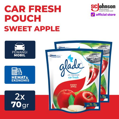 Promo [Twin Pack] Glade Car Sweet Apple Refill 70gr x 2pcs - Kota ...