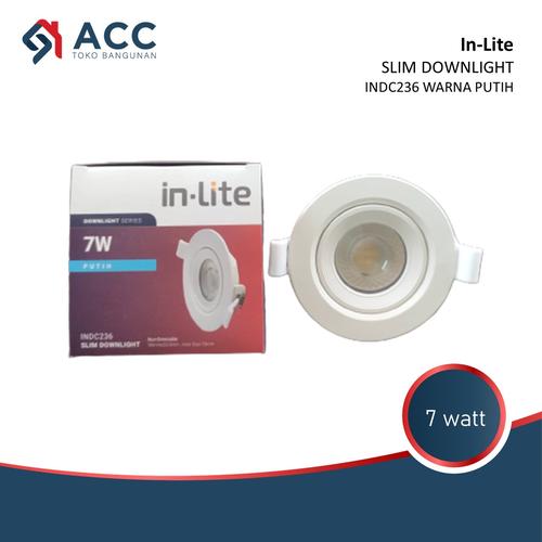 Jual InLite Lampu Slim SpotLight INDC236 7W Slim Spot Light 7 Watt ...