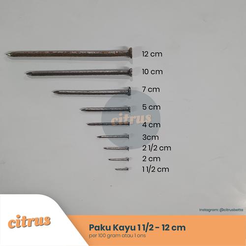 Jual PAKU KAYU UKURAN 1,5 CM - 12 CM PAKU USUK PAKU RENG PAKU PLAFON ...