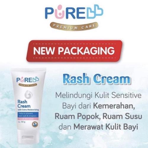 Jual Pure BB Baby RASH CREAM 50gr Efektif Mengatasi Ruam Susu / Popok ...