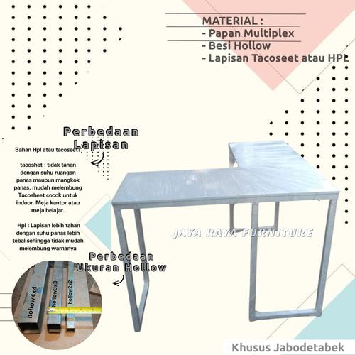 Jual Meja Letter L Meja Serbaguna Meja Dapur Meja Kantor Cafe Resto ...