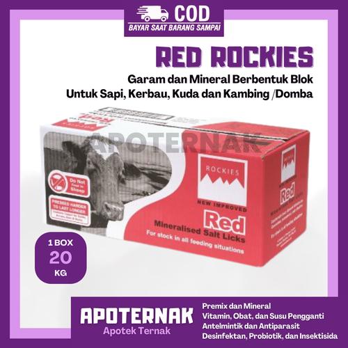 Jual Mineral Blok RED ROCKIES Sapi Kuda Kerbau Kambing dan Domba - 10 ...