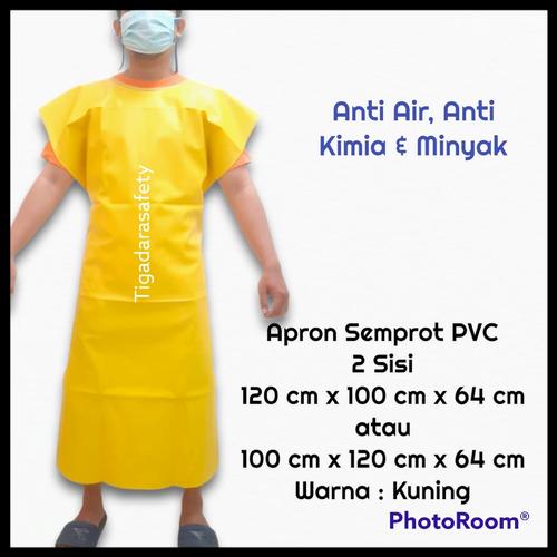 Jual Apron Semprot PVC 2 Sisi uk. 120 cm x 100 cm x 64 cm Warna Kuming ...