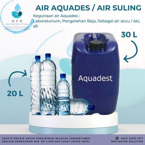 Jual Air Aquadest / Aquades / Air Suling - Harga per jerigen - 20 liter ...