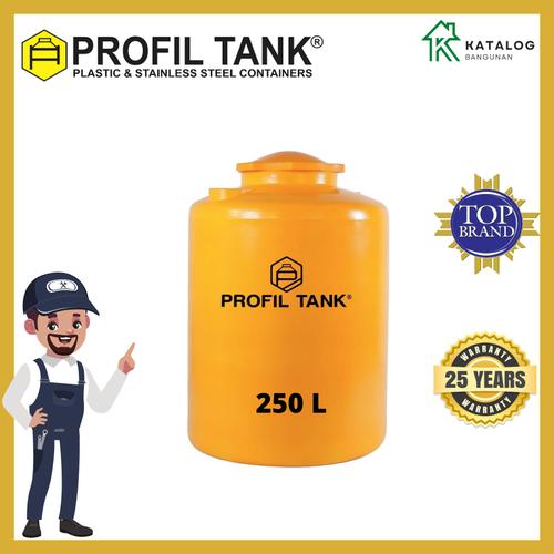 Jual TANGKI AIR PLASTIK PROFIL TANK TDA 250 LITER - TOREN AIR PROFIL ...