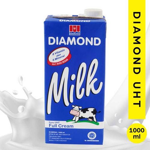 Promo Susu Diamond UHT Full Cream 1Liter| Susu Segar Diamond UHT| Fresh Milk - DIAMOND UHT - Kab ...