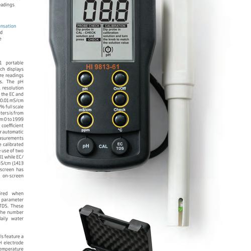 Jual HI9813-61 pH/EC/TDS/ Temperature Portable Meter - Jakarta Selatan ...