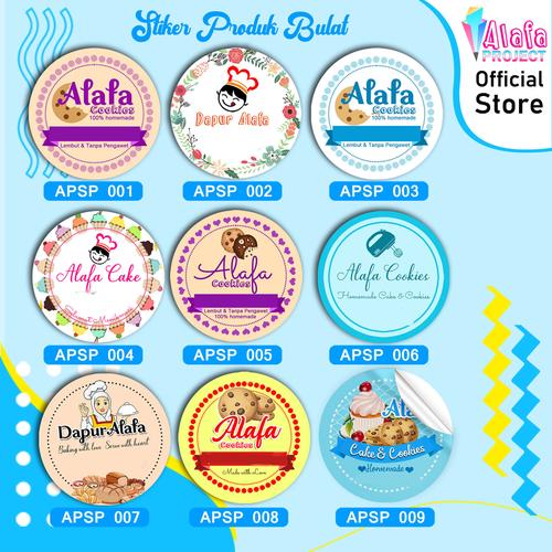 Jual Stiker Produk Kue Kering | Stiker Merk | Stiker Label Kemasan 001 ...