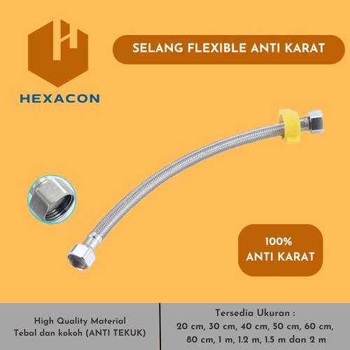 Jual Selang Anyam + Drat Stainless Selang Flexible Anyam Selang ...