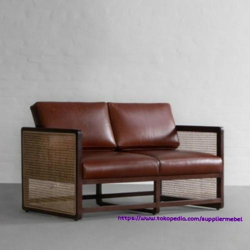 Jual Sofa Rotan minimalis 2 Seater - Sofa minimalis rotan model terbaru ...