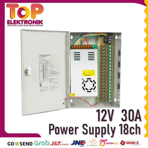 Jual Power Supply 12V 30A + Box psu 30a panel 30A BOX GROSIREKTINDO ...