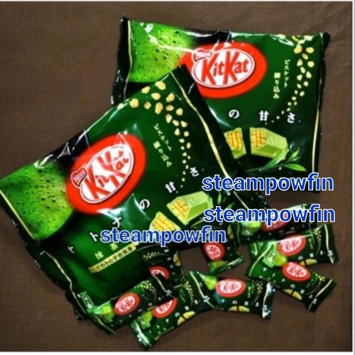 Jual Kit Kat Green Tea Extra Matcha Wafer Snack Japan Original Snek ...