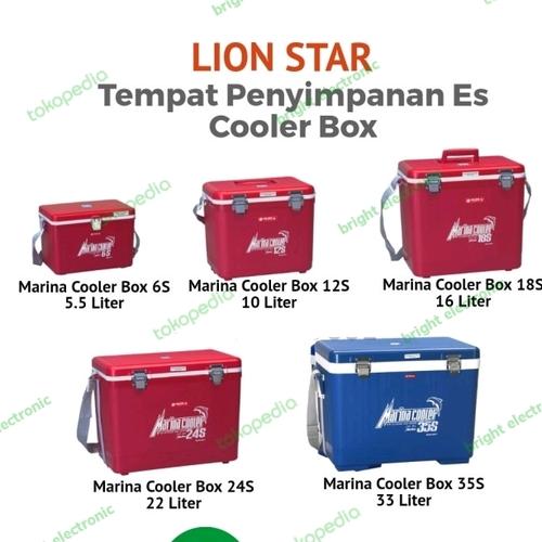 Jual Siap Kirim! Marina Cooler Box 6s Lion Star 5,5liter tempat es cool ...