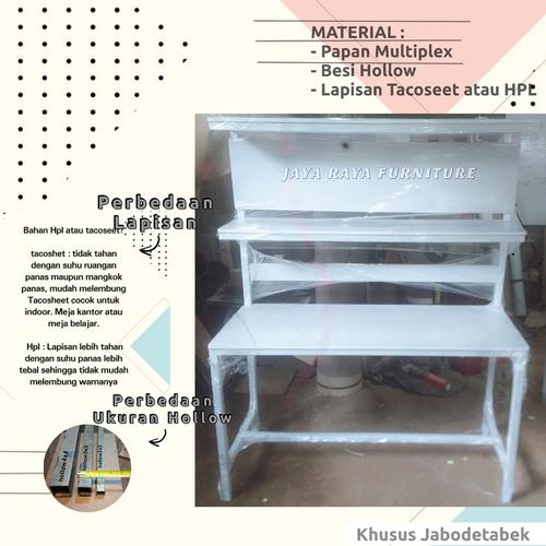 Jual Meja Teknisi 18mm/Meja Komputer/Meja Warnet/Meja Gaming/Meja Kerja ...