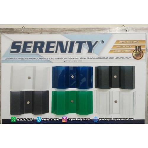 Jual Serenity ( 2,4 M ) / Atap Transparan / Atap Polycarbonate Corrugated - Kab. Sidoarjo ...