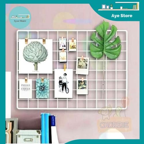 Jual Grid Wall Hiasan Dinding Dekorasi Dinding Memo Foto Organizer ...