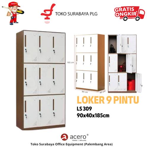 Jual Lemari Locker Acero LS 309 Loker 9 pintu Lemari Arsip Locker ...