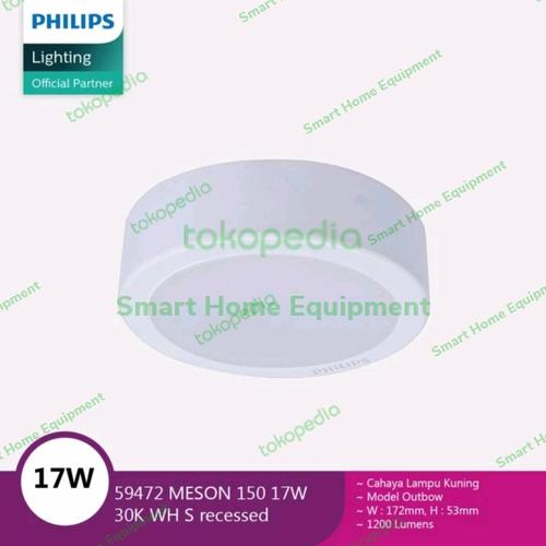 Jual Philips Downlight Meson Outbow 17W OB 17 Watt 17 W 17Watt ...