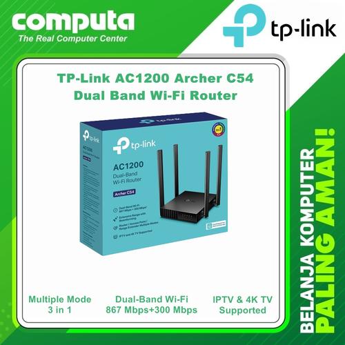 Jual TP-Link Archer C54 AC1200 Dual-Band Wi-Fi Router - Kota Yogyakarta ...