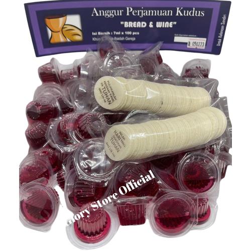 Jual Anggur Perjamuan Kudus + Hosti Ayat merk B&W isi 100pcs - Kota ...