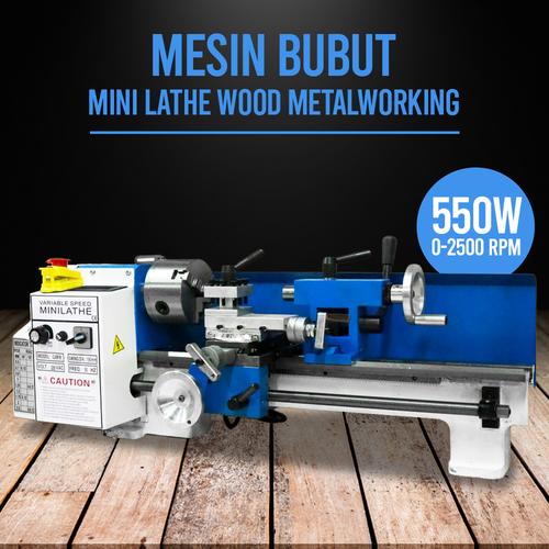 Jual Mesin Bubut Mini Lathe 900W Bench High Power Brushless WM210V Gir ...