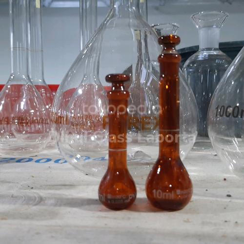 Jual labu ukur full amber 5ml atau 10ml pyrex - 10ml - Kab. Bandung ...