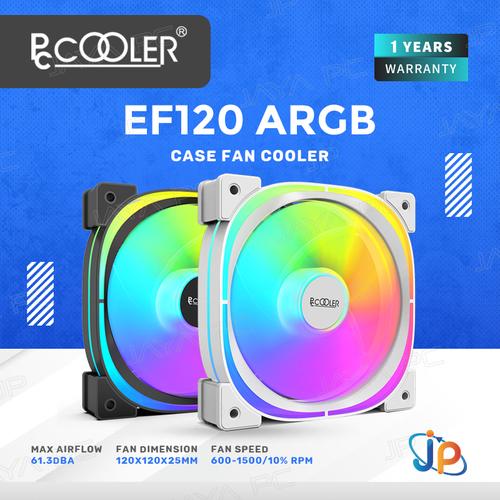 Jual PCCOOLER Cooler Fan Case EF120 ARGB - Fan Casing 12cm - Hitam ...