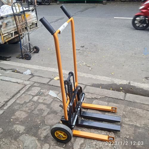 Jual Hand forklift 200kg troli mini/dorongan tangan/hand strecker ...