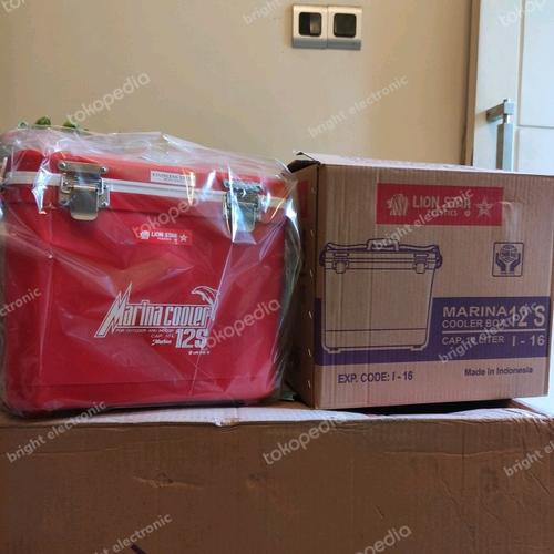 Jual Ready! Marina Cooler Box 12s Lion Star 10liter tempat es cool box ...
