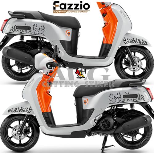 Jual STIKER CUTTING/STIKER MOTOR/STIKER FAZZIO/STRIPING FAZZIO/DECAL/SC ...