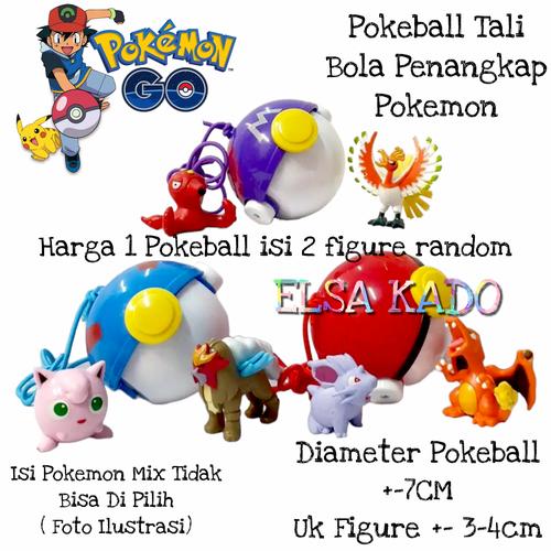 Jual MAINAN POKEMON POKEBALL TANGKAP FIGURE RANDOM KARAKTER / BOLA ...