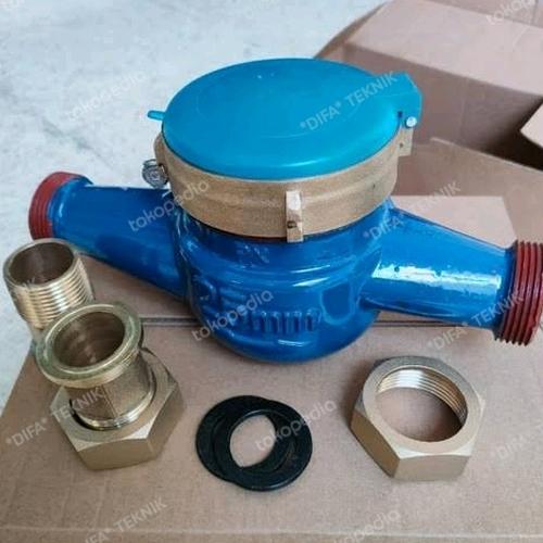 Jual meteran Air 1 inch /Water meter DN-40/flowmeter Air bersih ...