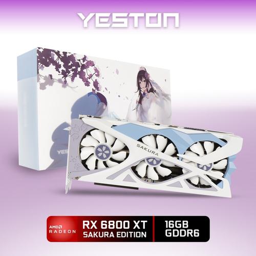 Jual YESTON RX 6800 XT SAKURA EDITION 16GB DDR6 256BIT RADEON VGA CARD ...