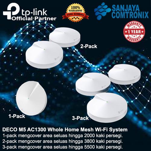 Jual TP-LINK DECO M5 (2-Pack) AC1300 Whole Home Mesh Wi-Fi System - 2 ...